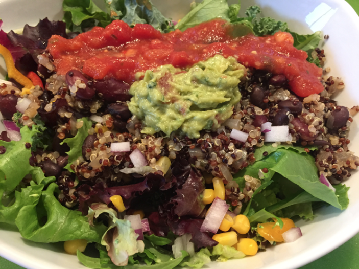 Trio-Color Quinoa & Beans ~ Gluten-free & heart healthy