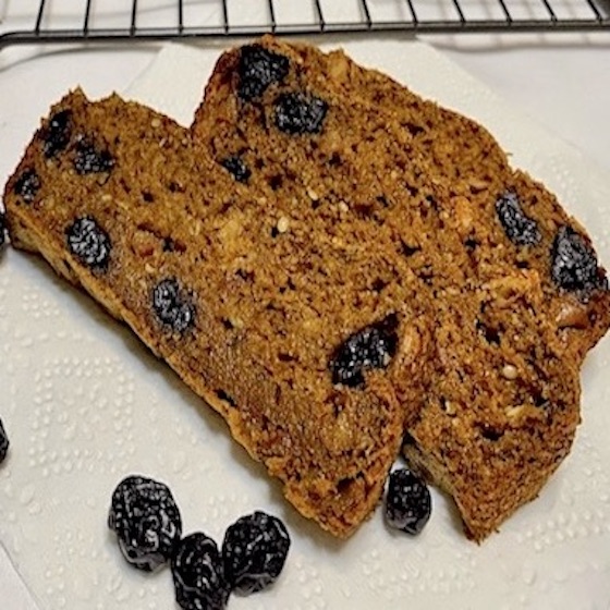 Pear-Berry Pumpkin Bread